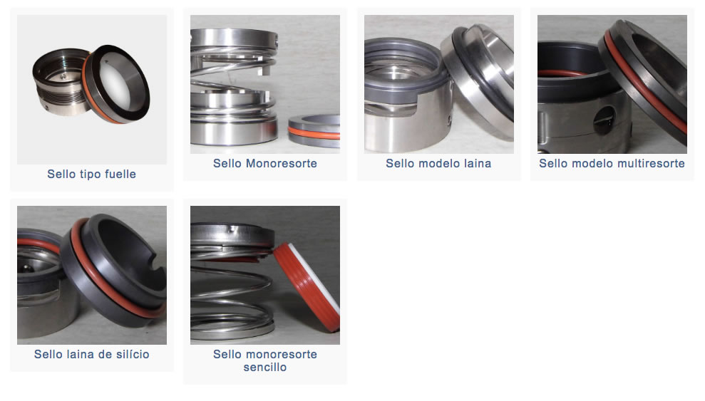 Técnicas de Fluido » Variedad sellos Mecánicos